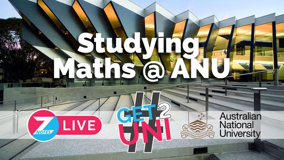 #Get2Uni: Mathematics at ANU